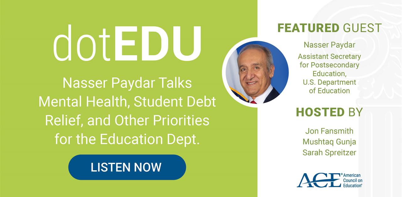 Nasser Paydar Talks Mental Health, Student Debt Relief, and Other ...